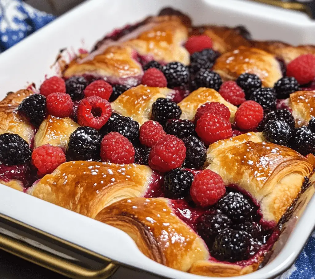 Berry Croissant Bake