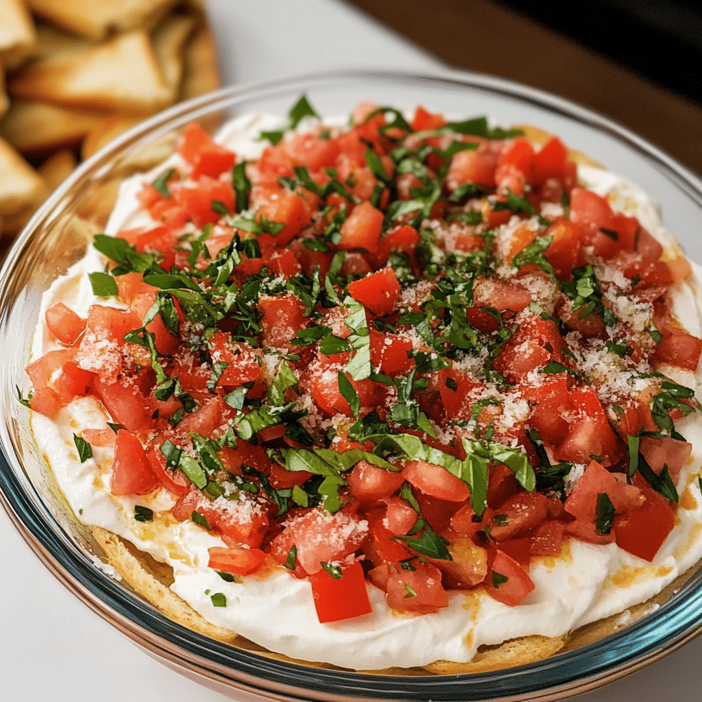 Bruschetta Dip - Crisp And Yum