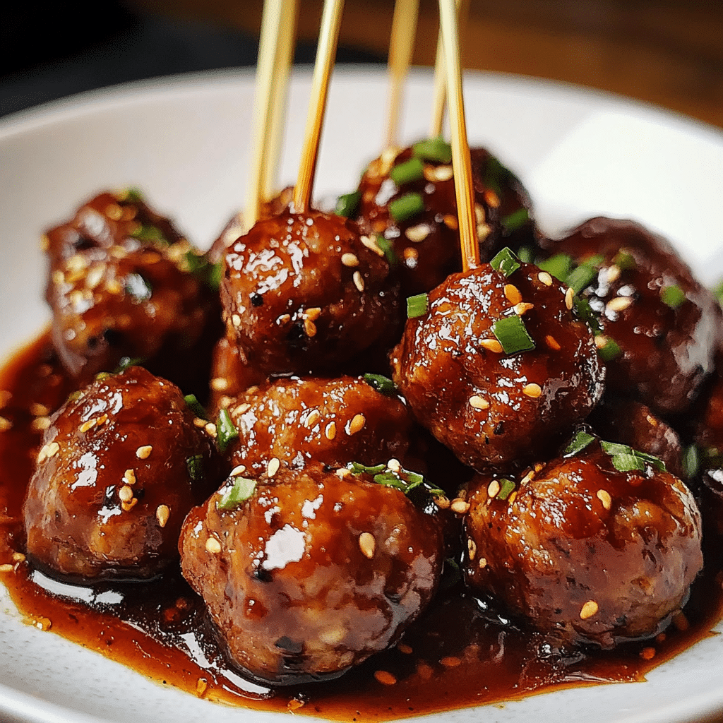 Feisty Firecracker Meatballs