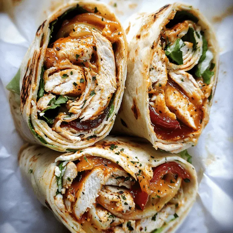 Italian Chicken Wraps