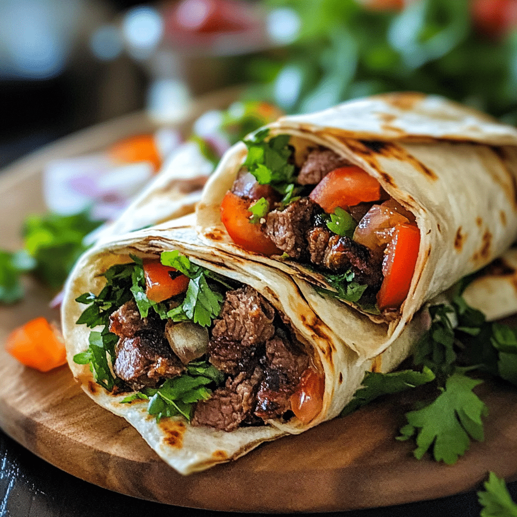 Turkish Lamb Wraps