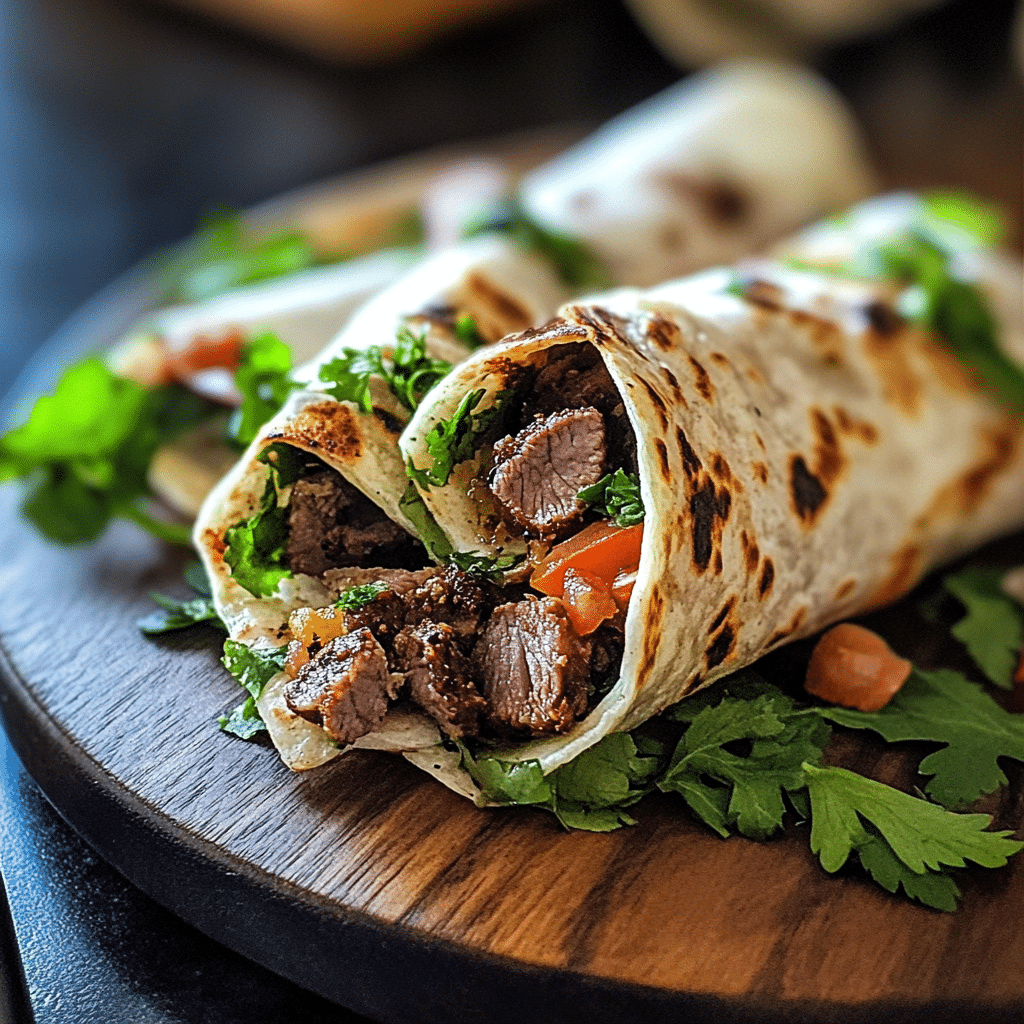 Turkish Lamb Wraps