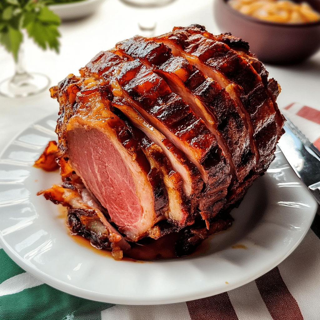 Baked Picnic Ham - Crisp And Yum