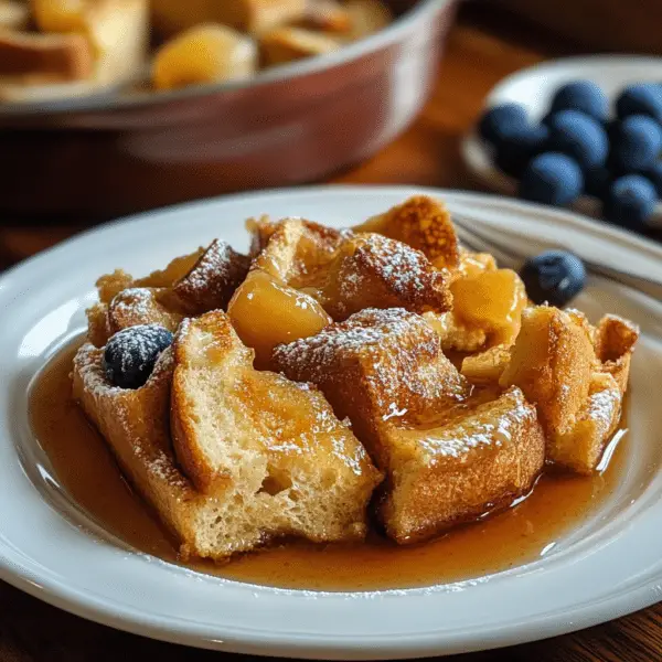 French Toast Bread Pudding - Crisp And Yum