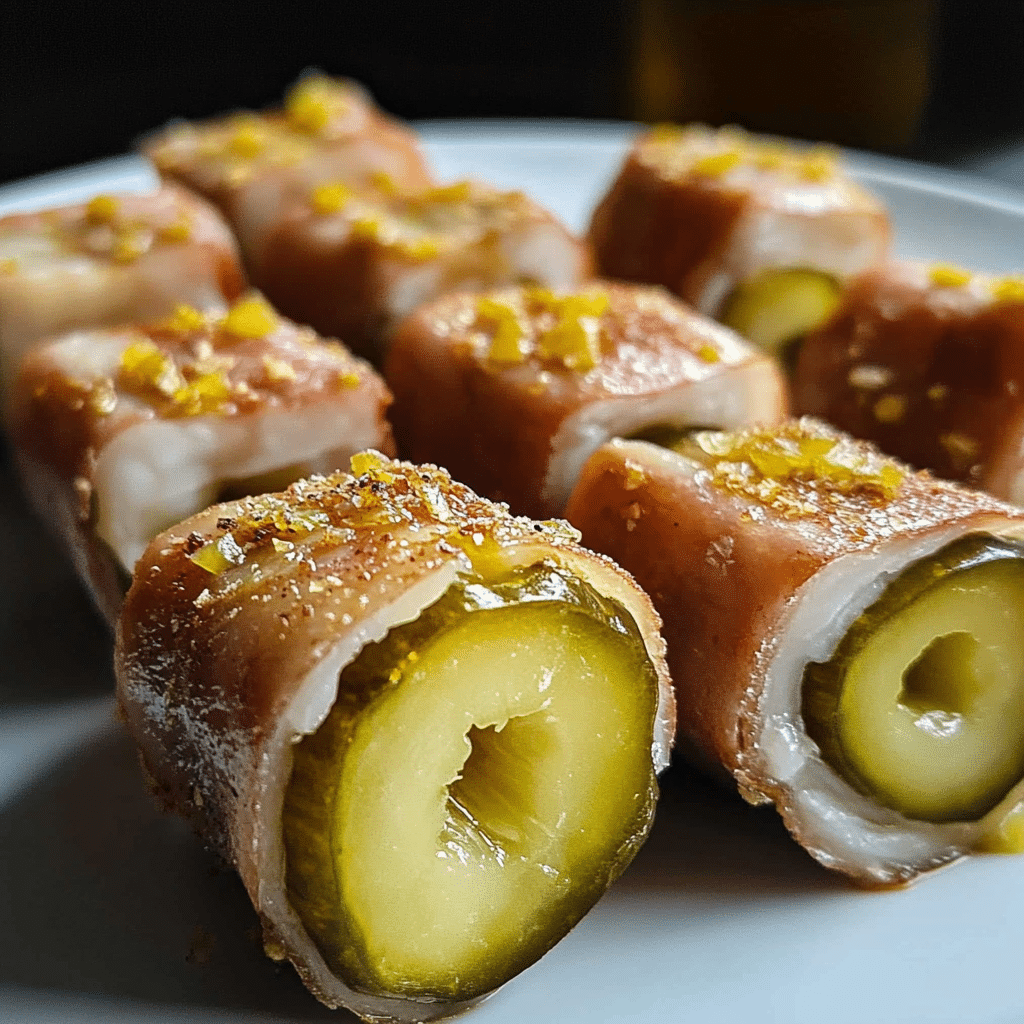 10-Minute Pickle Roll Ups Recipe - Crisp And Yum