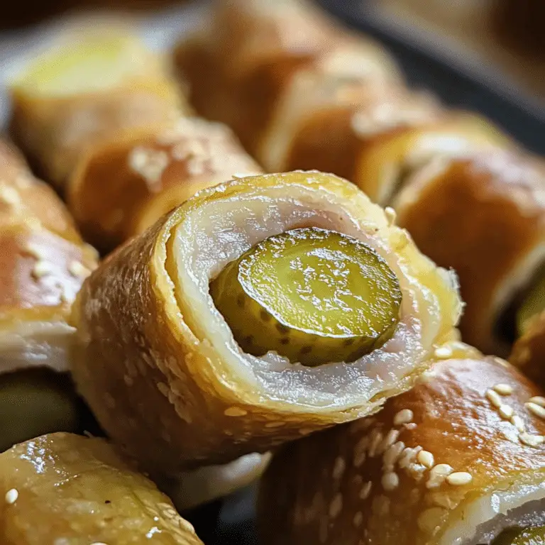 10-Minute Pickle Roll Ups Recipe - Crisp And Yum