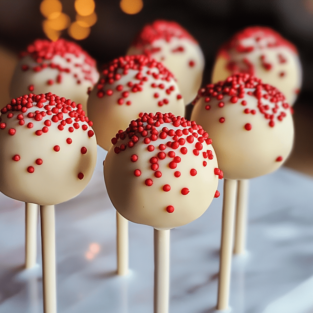 Red Velvet Cake Pops - Crisp And Yum