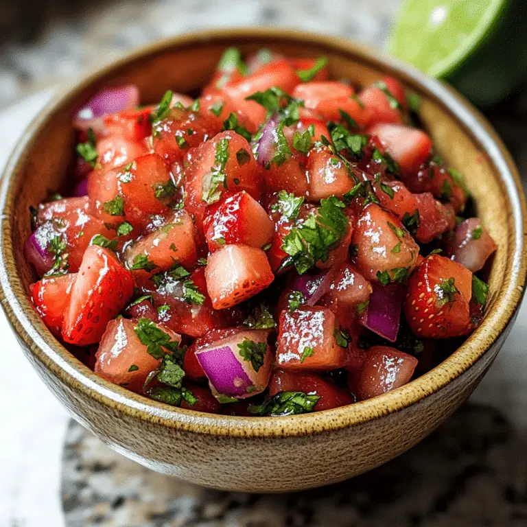 Strawberry Salsa - Crisp And Yum