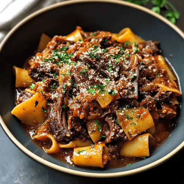 Slow-Cooked Short Rib Ragu - Crisp And Yum